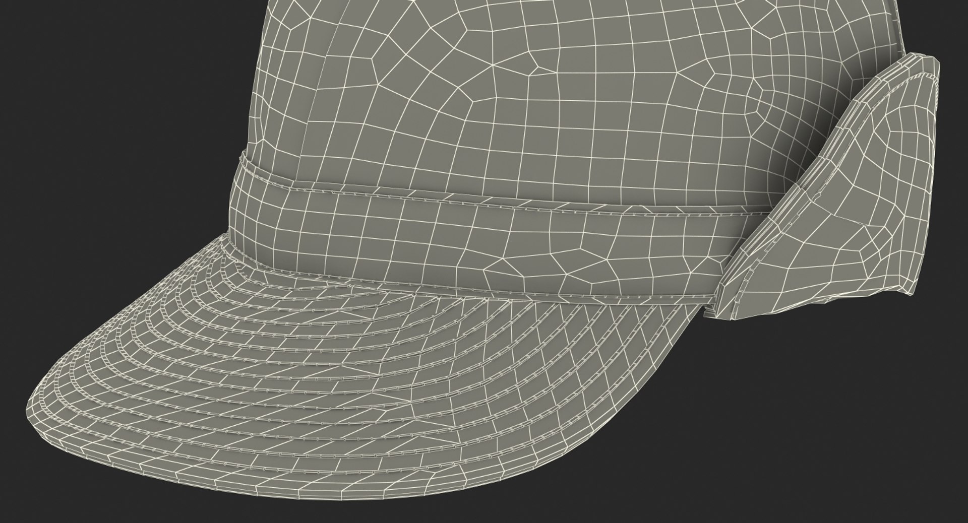 3D Military Green Field Cap - TurboSquid 1380959