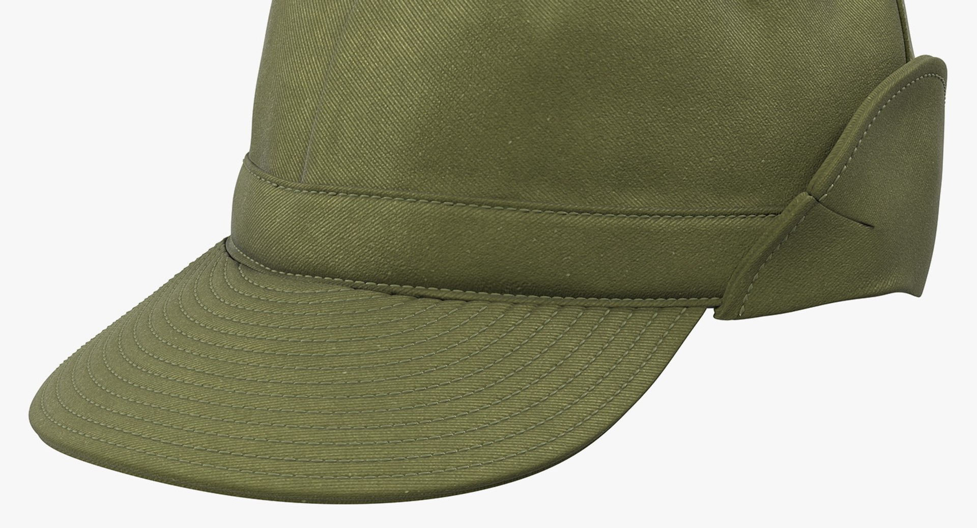 3D Military Green Field Cap - TurboSquid 1380959