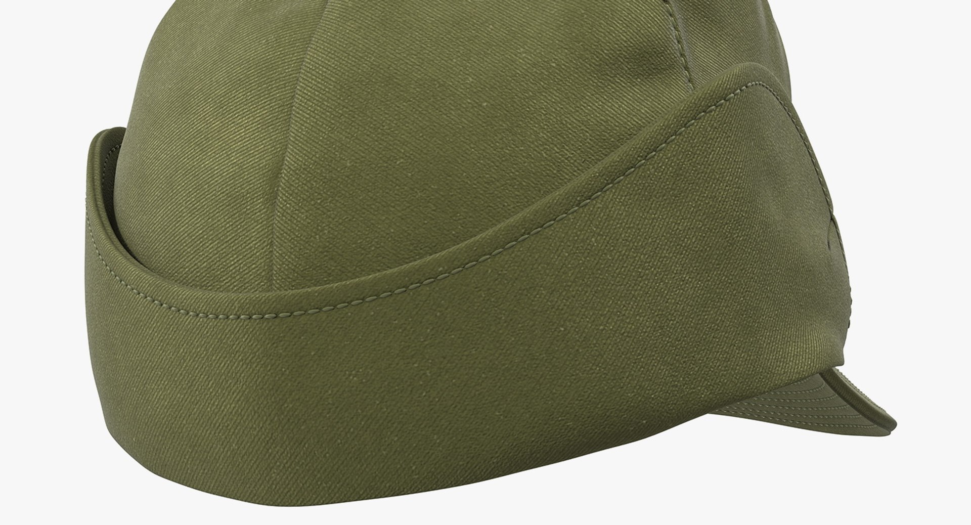 3D Military Green Field Cap - TurboSquid 1380959