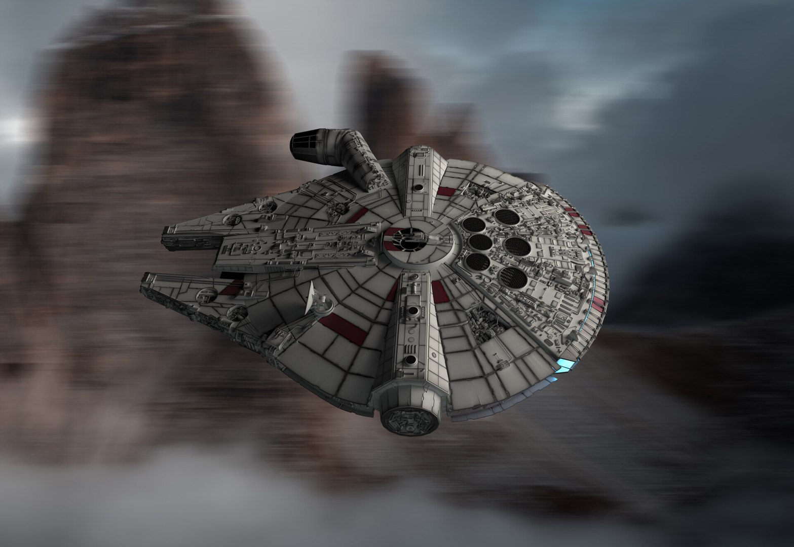3D Millenium Falcon Model - TurboSquid 1710460