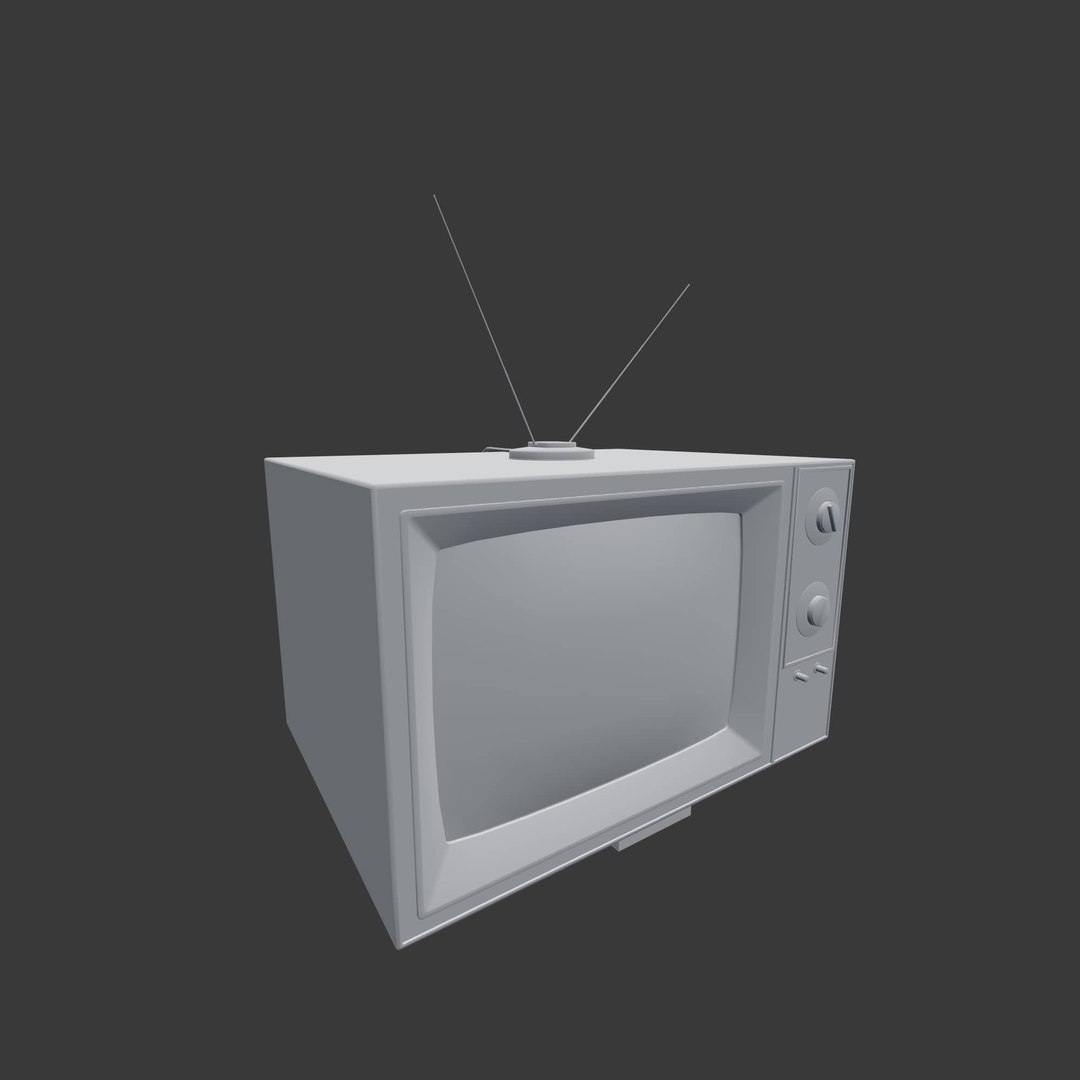 Classic Television 3D Model - TurboSquid 1378563