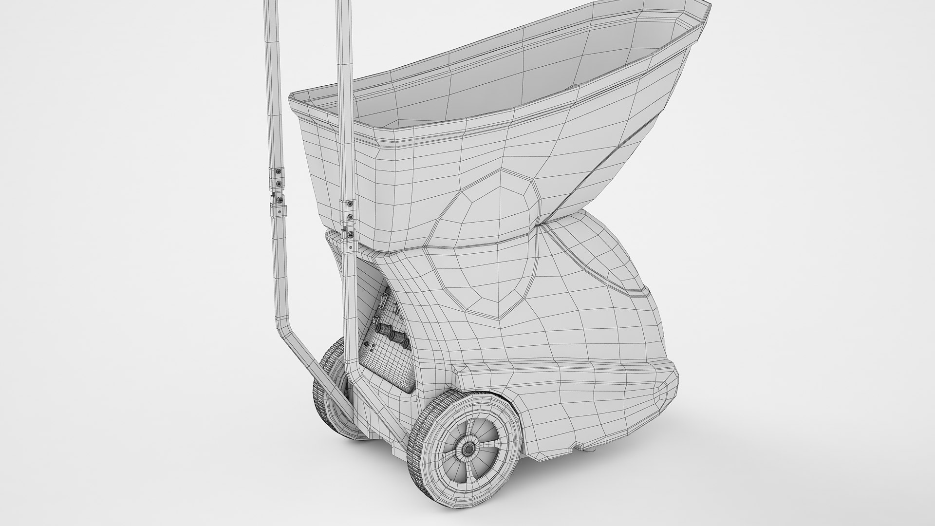 Tennis ball machine 3D model - TurboSquid 1621135