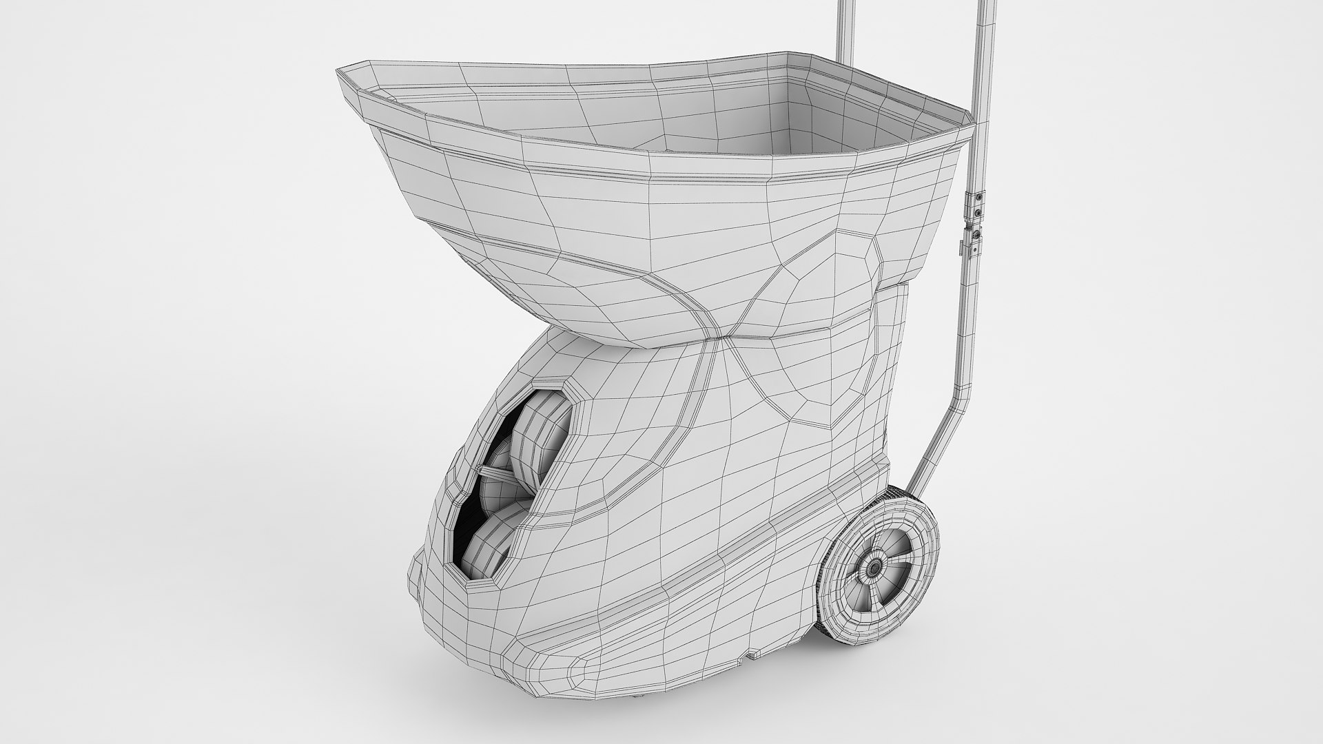 Tennis ball machine 3D model - TurboSquid 1621135