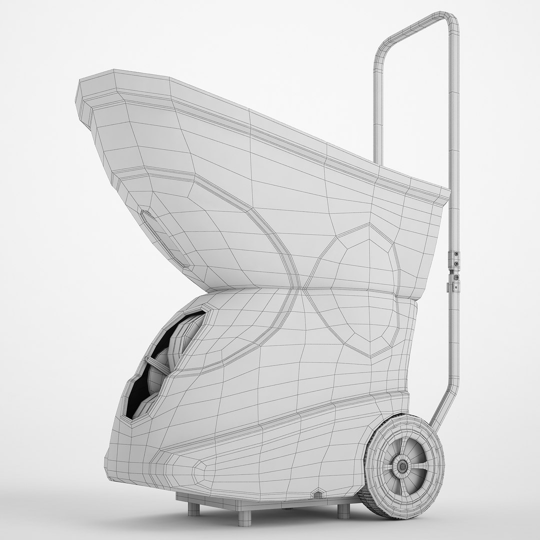 Tennis ball machine 3D model - TurboSquid 1621135