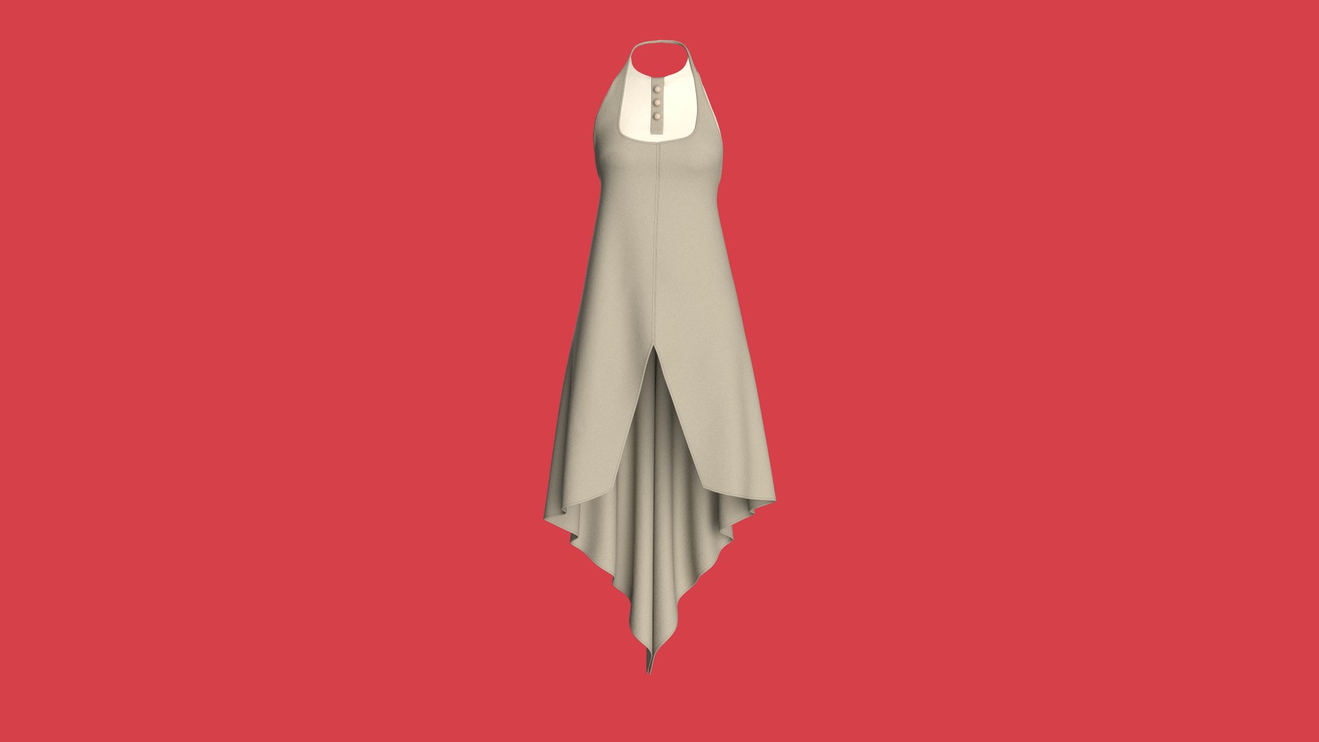 3D Girls Cope Dress V10 - TurboSquid 2415664