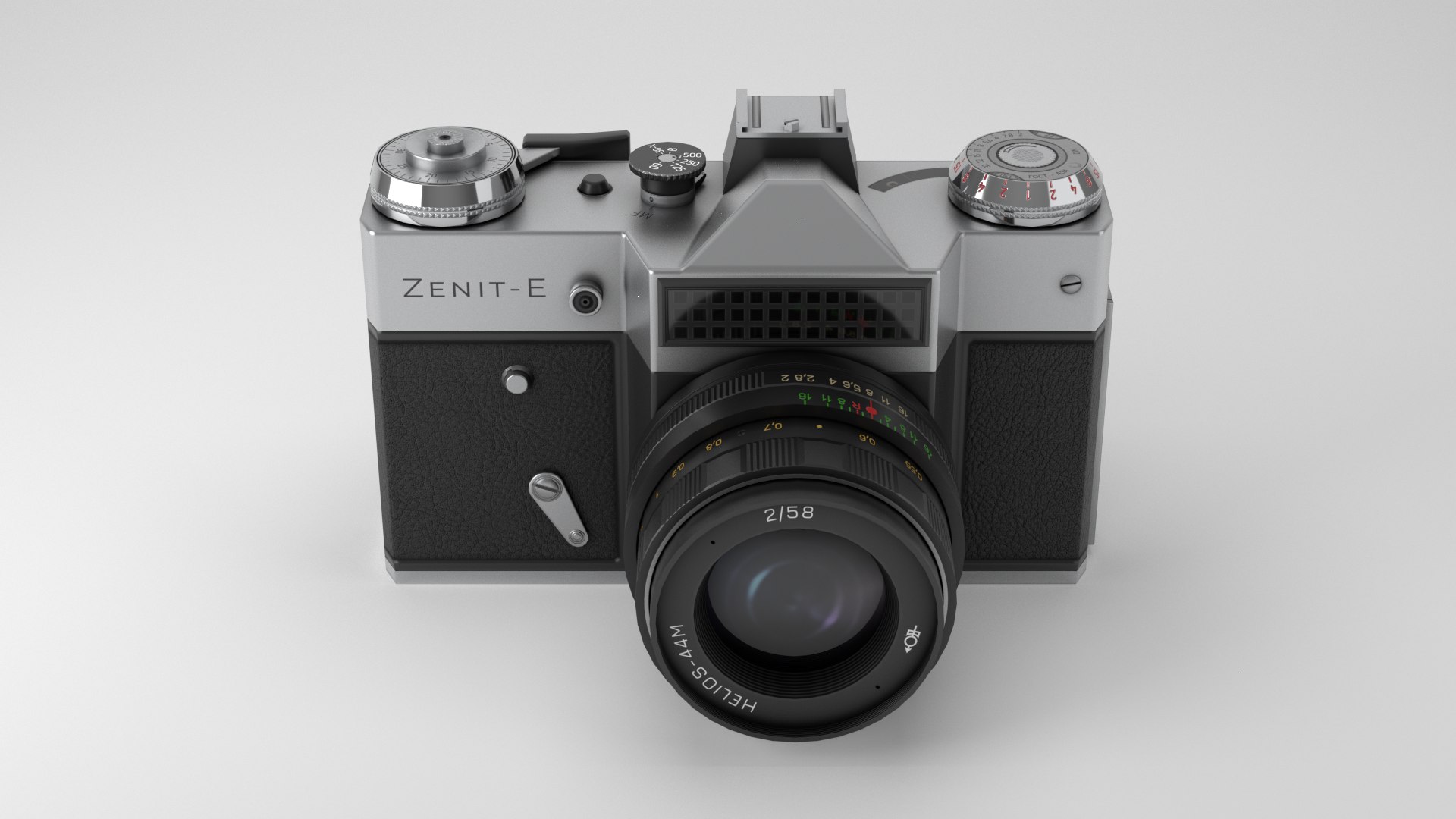 3D Model Photocamera Zenit-e Pbr - TurboSquid 1258870