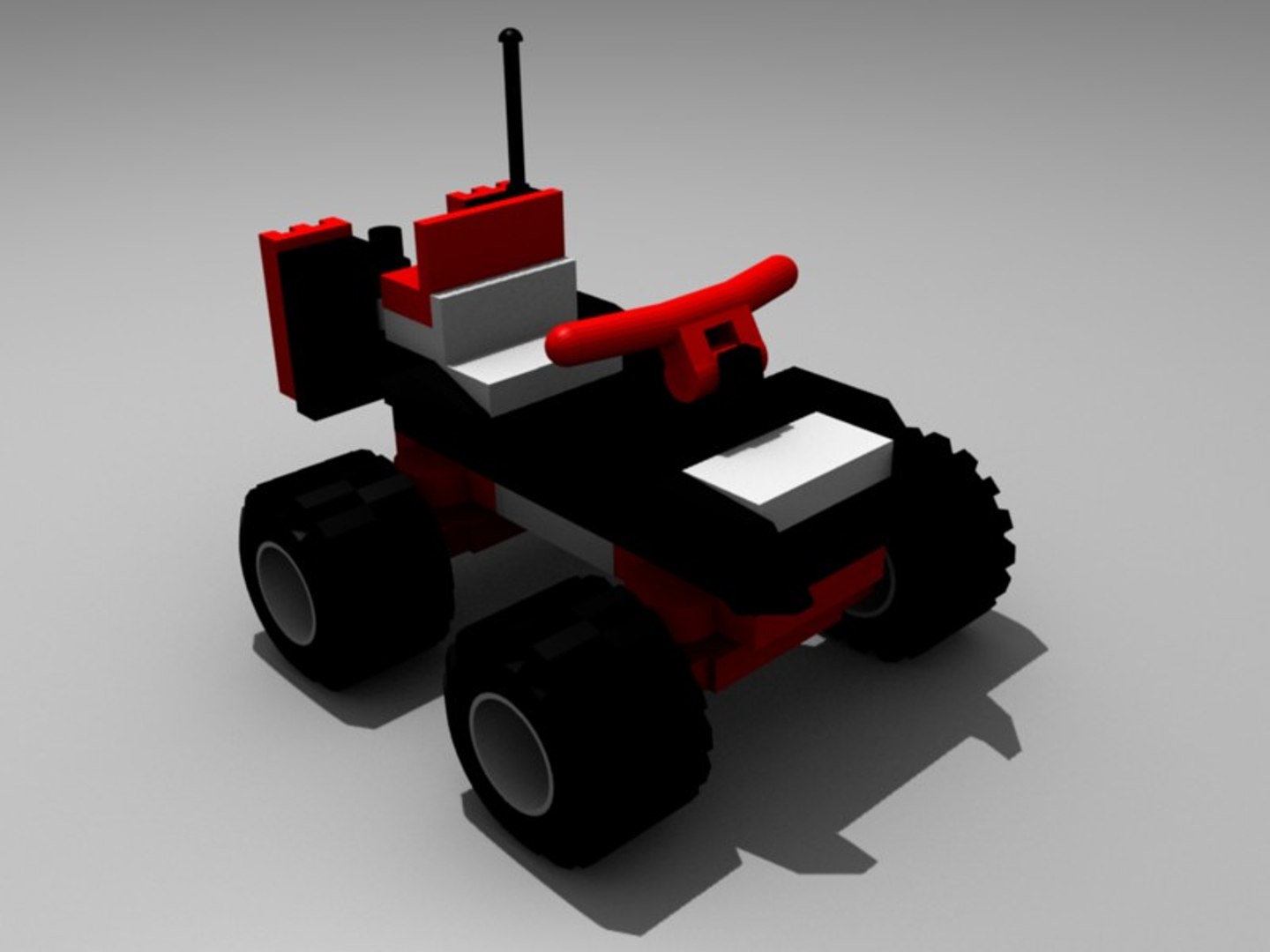 3d 4 Wheeler Model