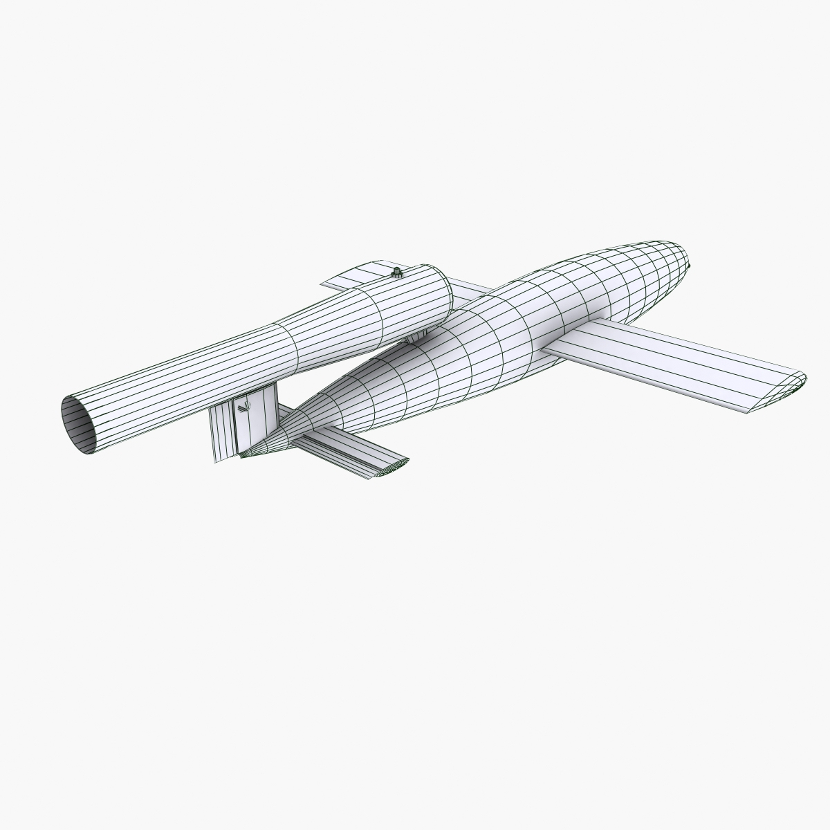 3d model v-1 doodlebug germany