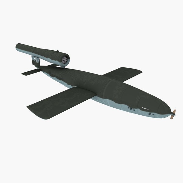3d model v-1 doodlebug germany