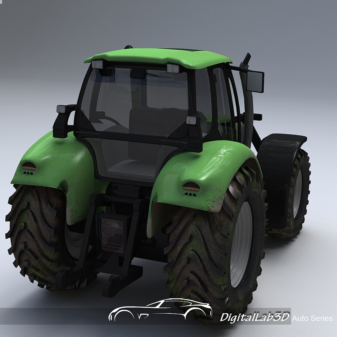 Traktor Tractor 3d Model