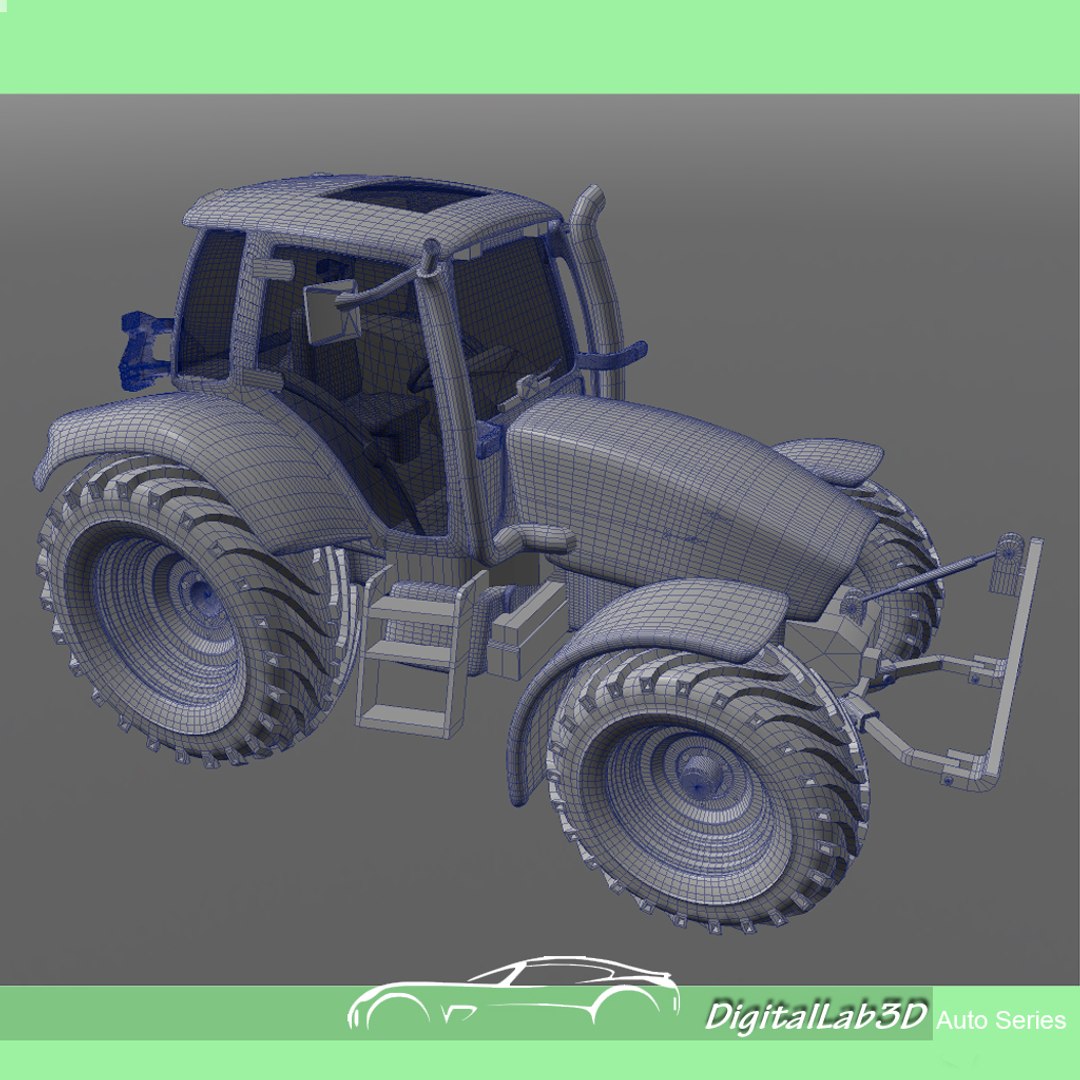 Traktor Tractor 3d Model
