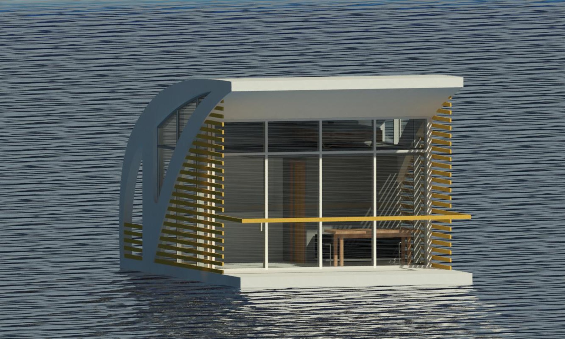 Small Floating House 3D - TurboSquid 1572042