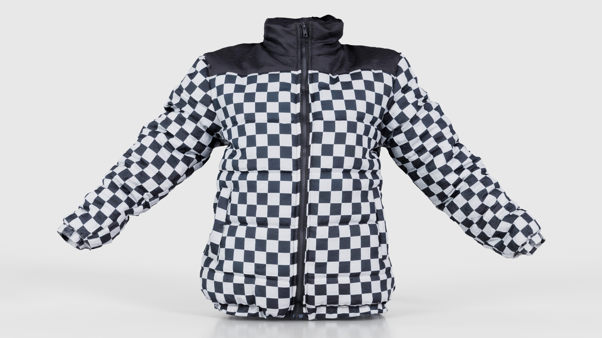 Racing Checkered Jacket Remastered 3D Model - TurboSquid 2361428