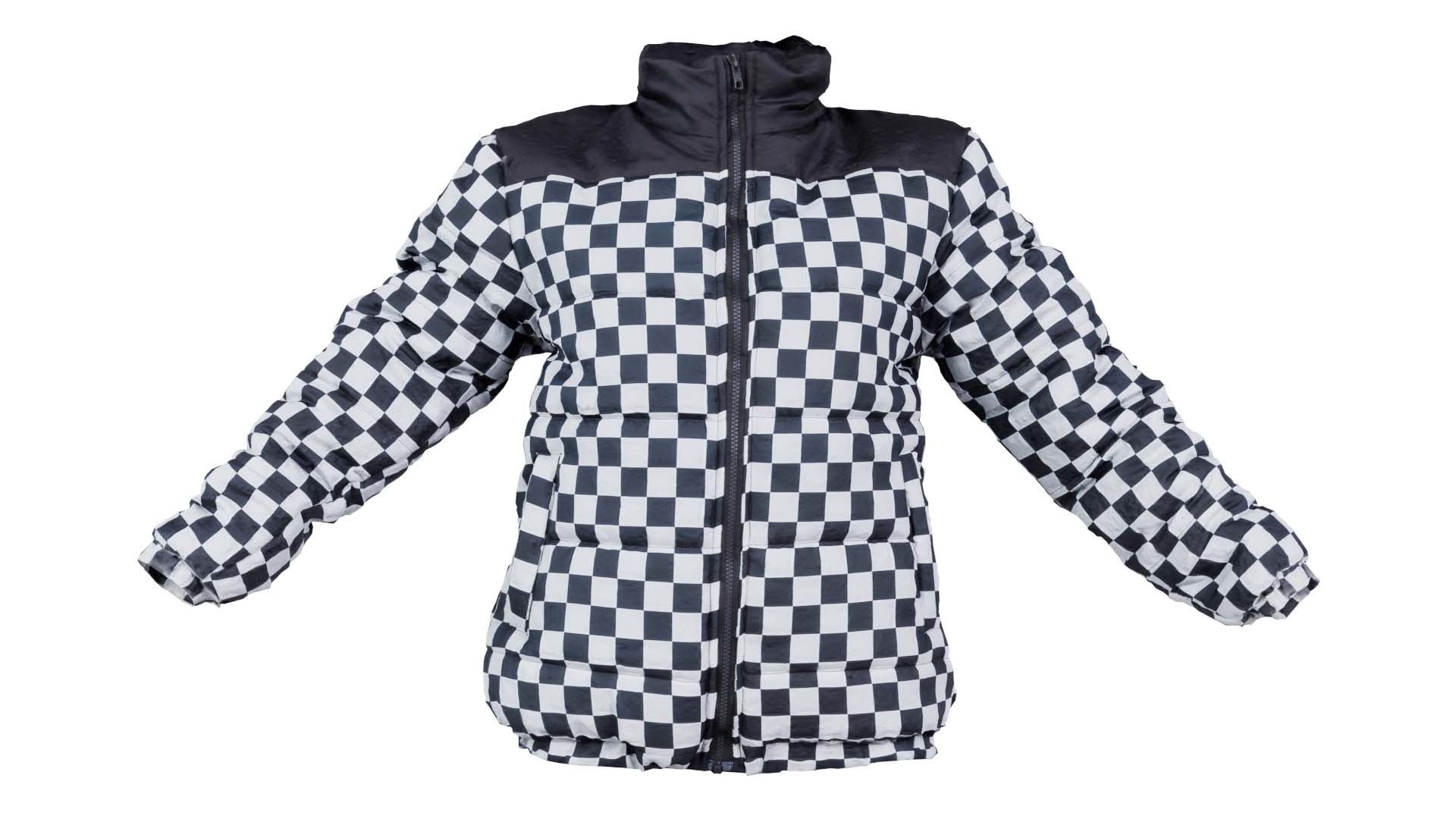Racing Checkered Jacket Remastered 3D Model - TurboSquid 2361428