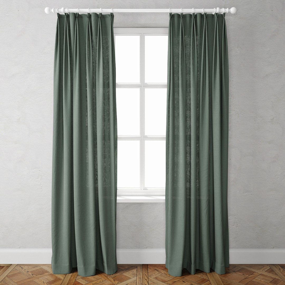 3D Country Solid Green Linen Model - TurboSquid 1226141
