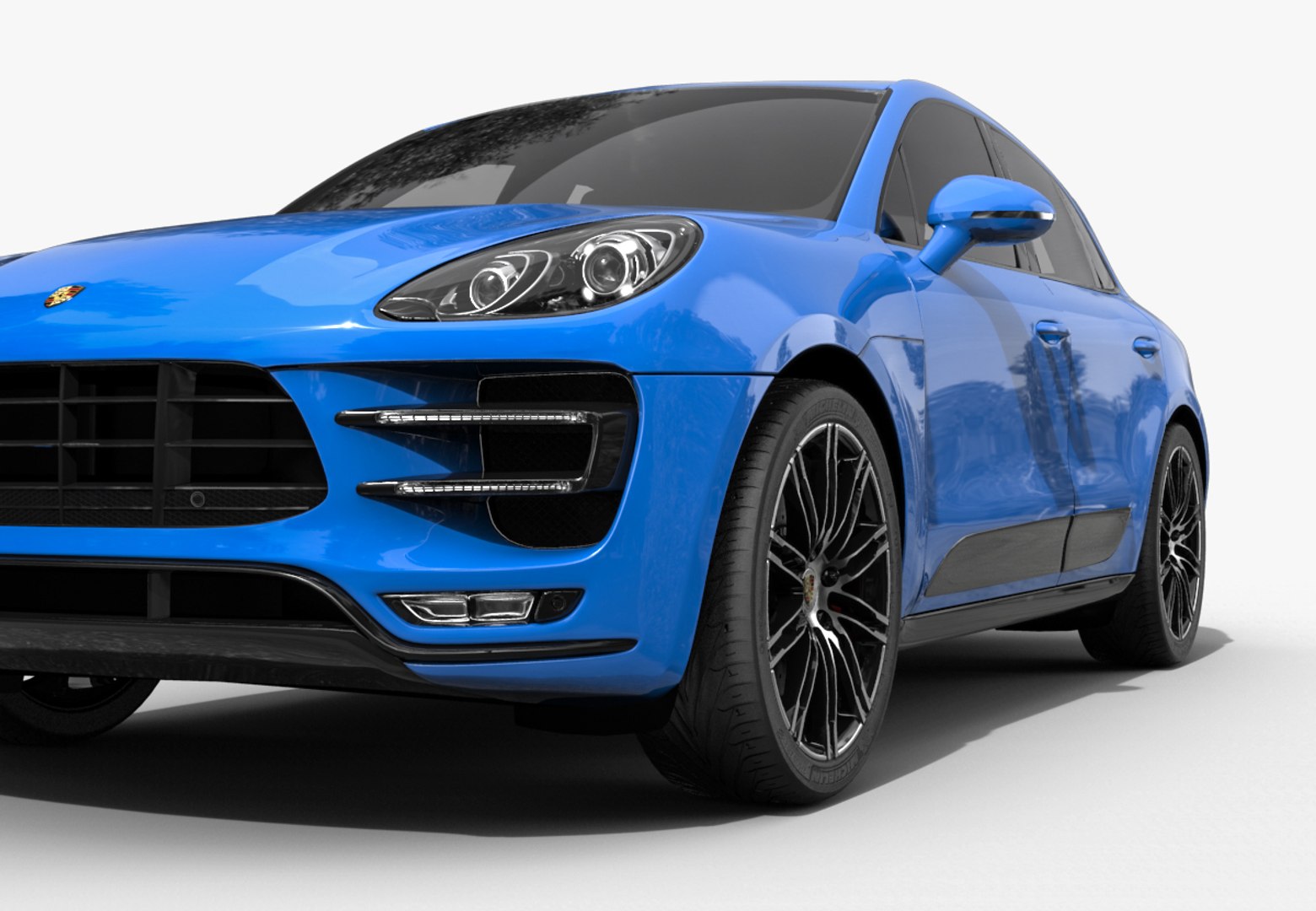 3d Model Porsche Macan Turbo 2017