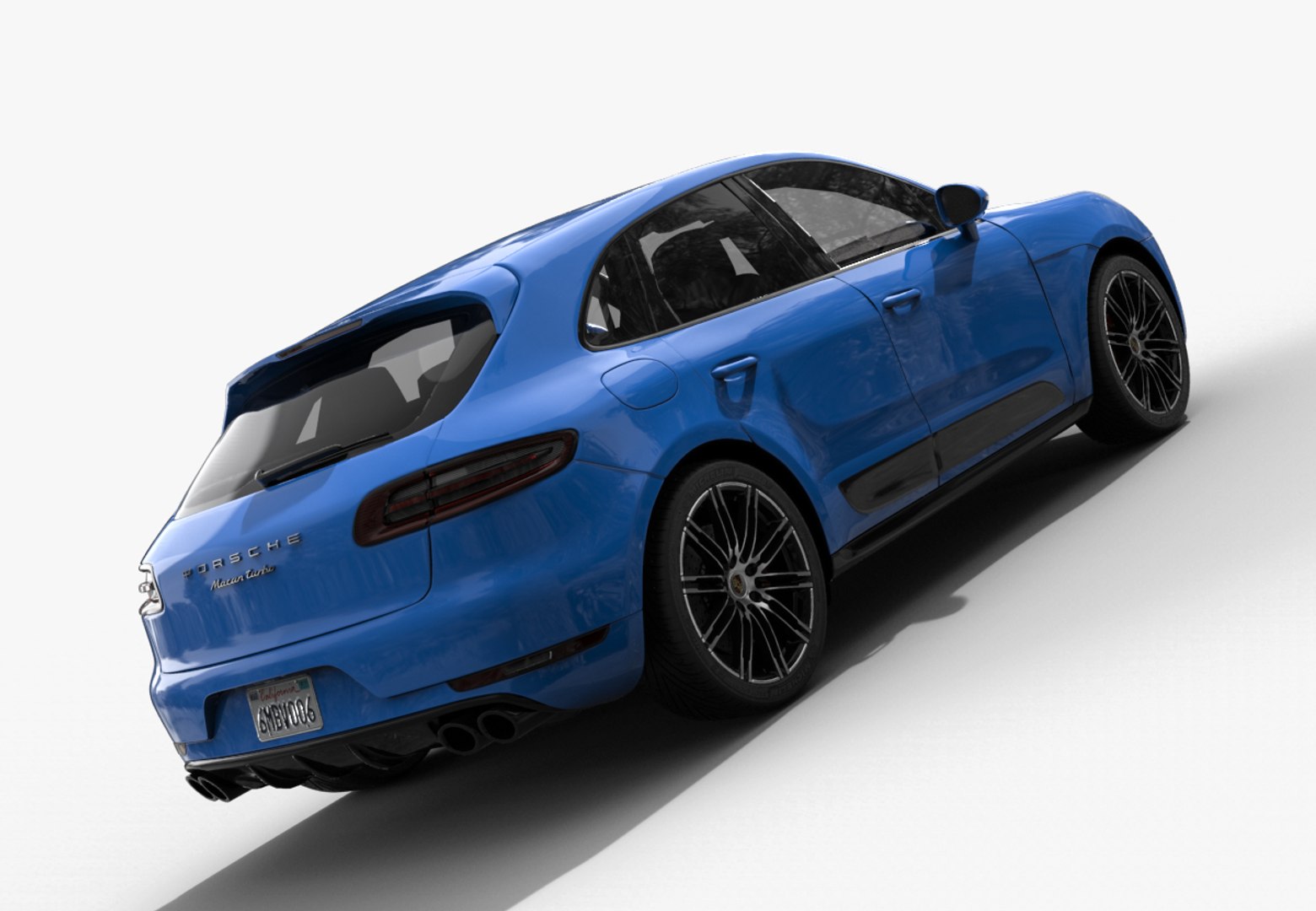 3d Model Porsche Macan Turbo 2017