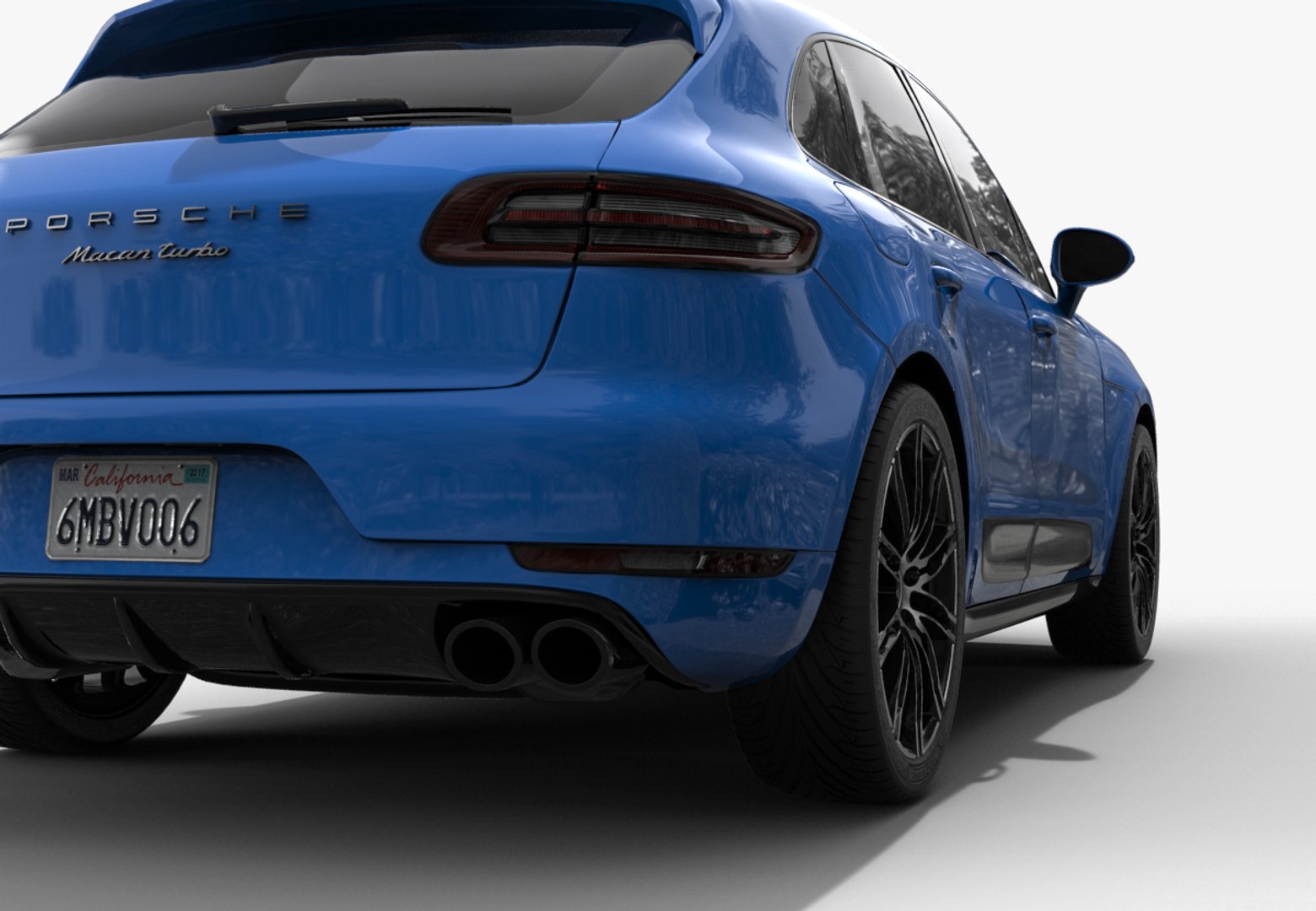 3d Model Porsche Macan Turbo 2017