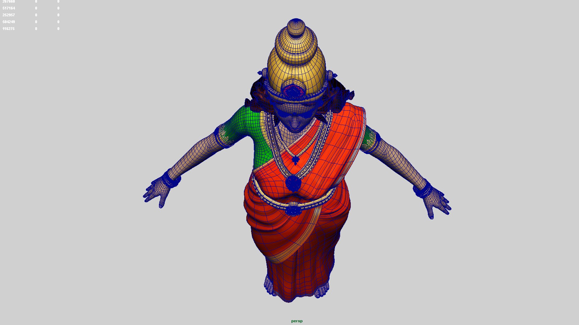 Sita T Pose 3D Model - TurboSquid 2295303
