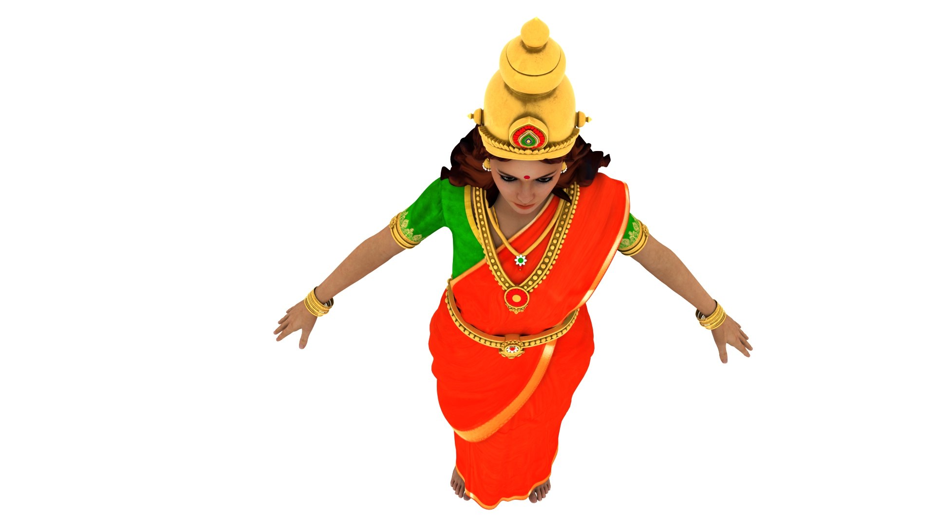 Sita T Pose 3D Model - TurboSquid 2295303