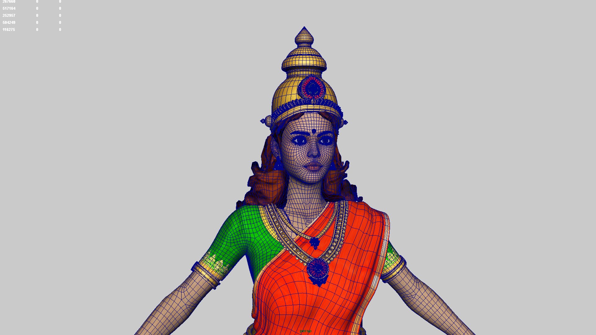 Sita T Pose 3D Model - TurboSquid 2295303