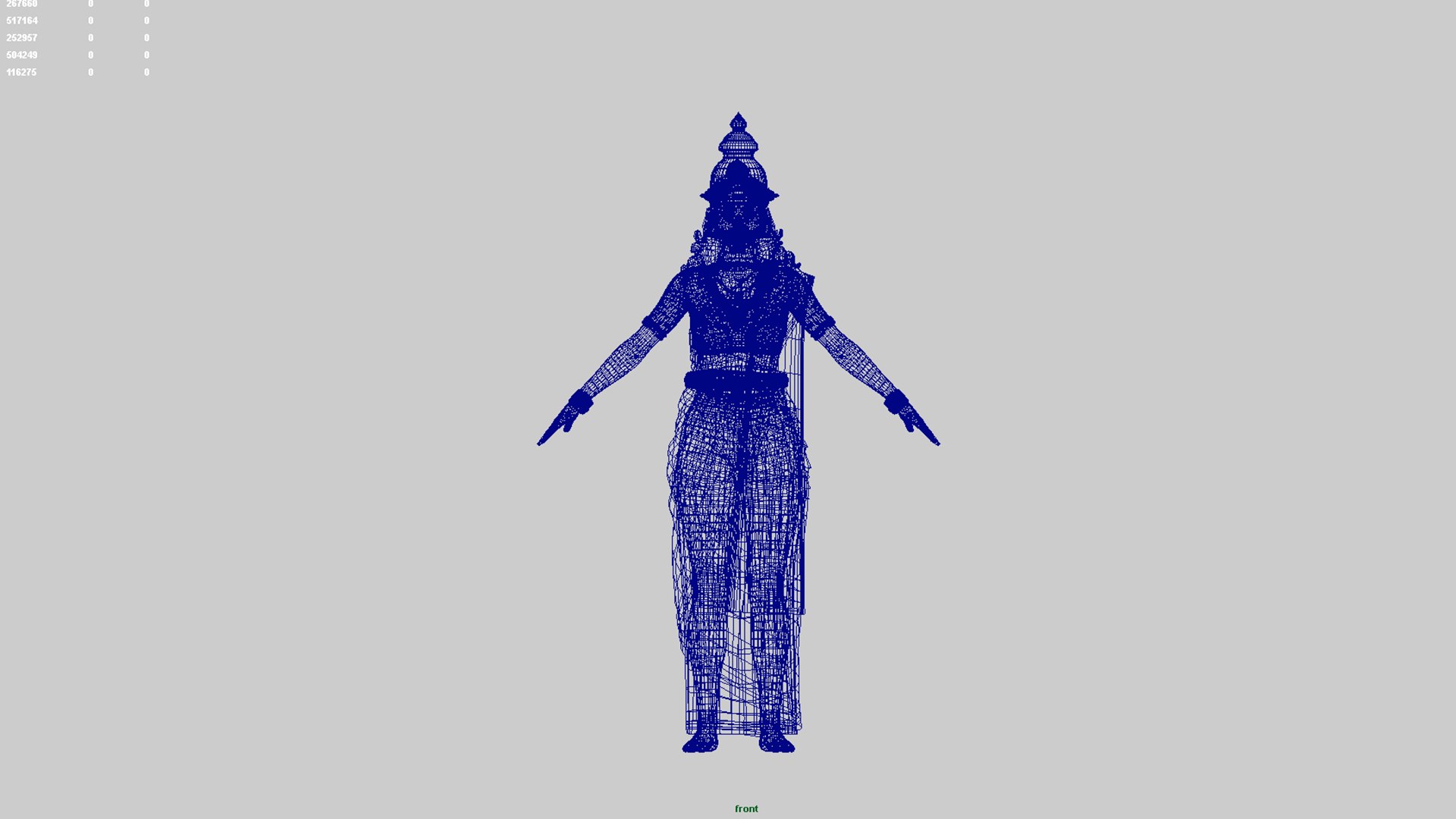 Sita T Pose 3D Model - TurboSquid 2295303