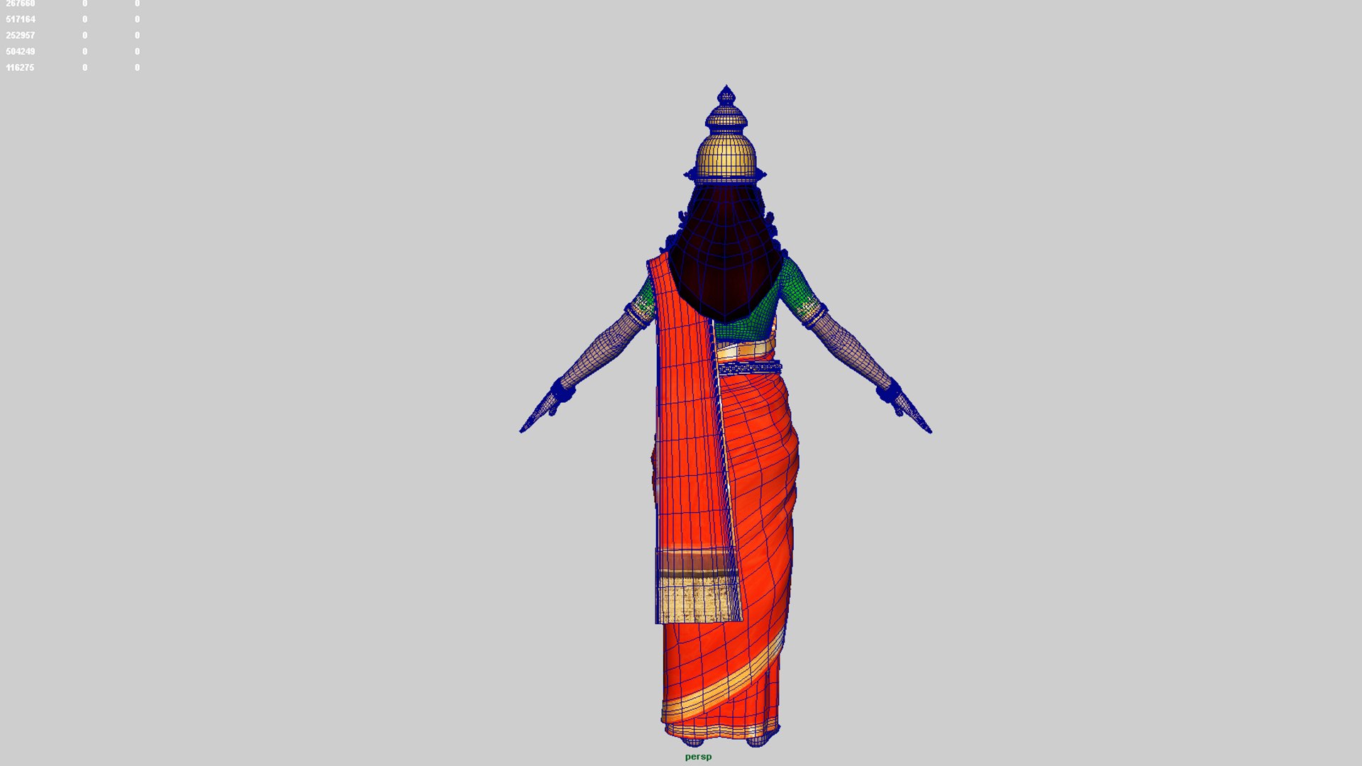 Sita T Pose 3D Model - TurboSquid 2295303