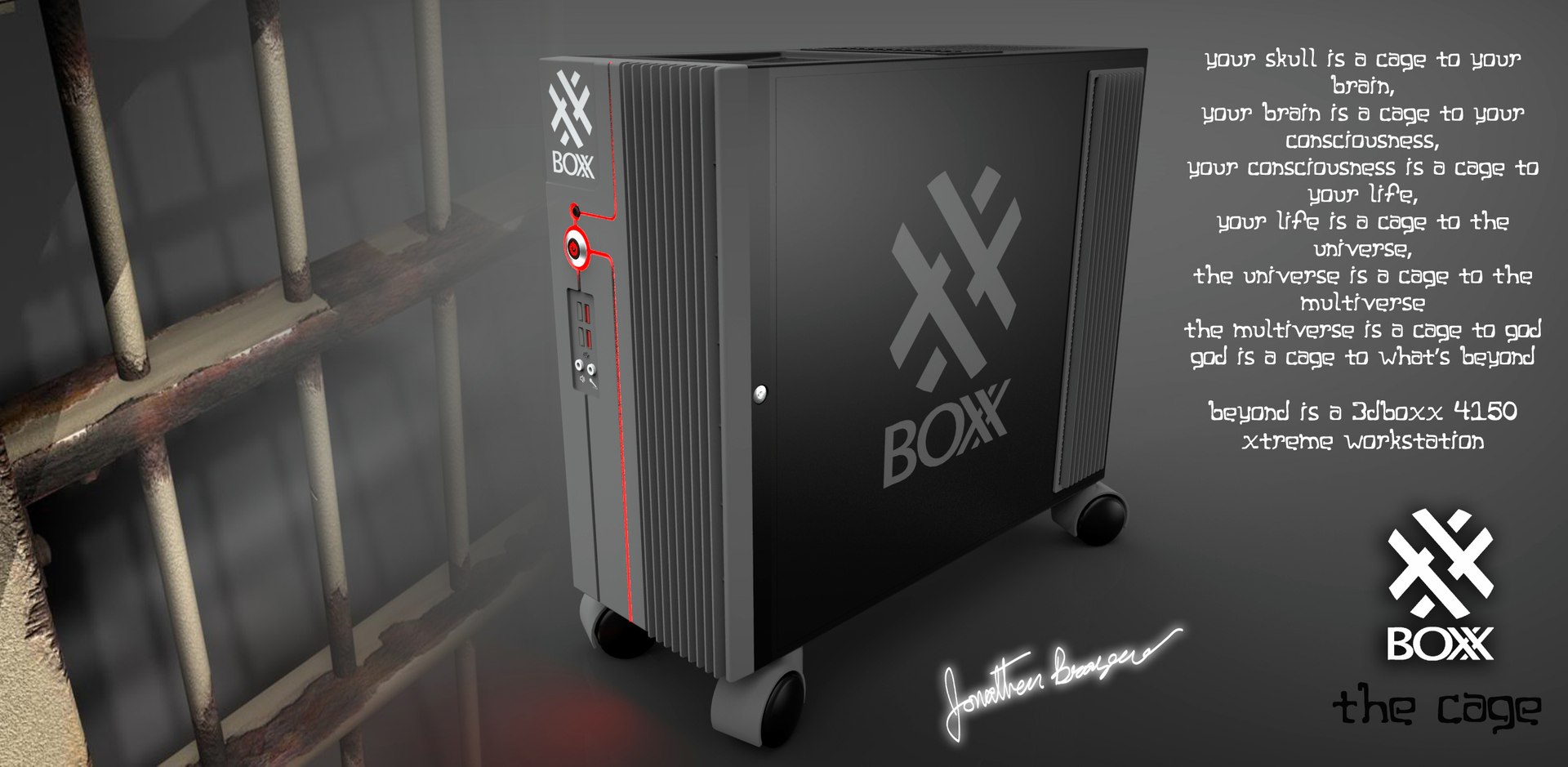 Maya Boxx Computers Case Cage
