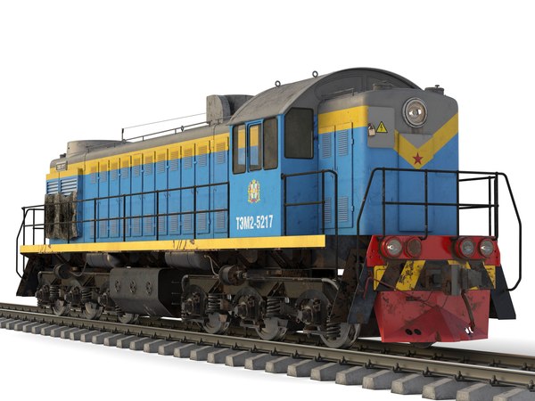 3D модель Советский тепловоз ТЭМ-2 - TurboSquid 1368829