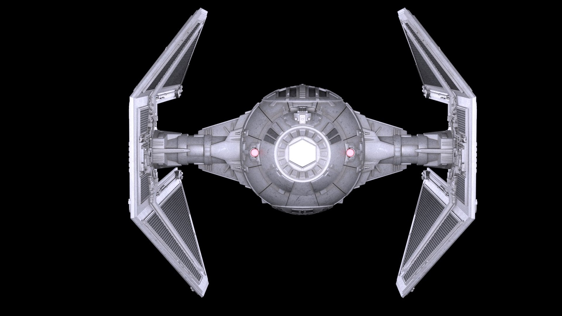 Tie Interceptor 3d C4d