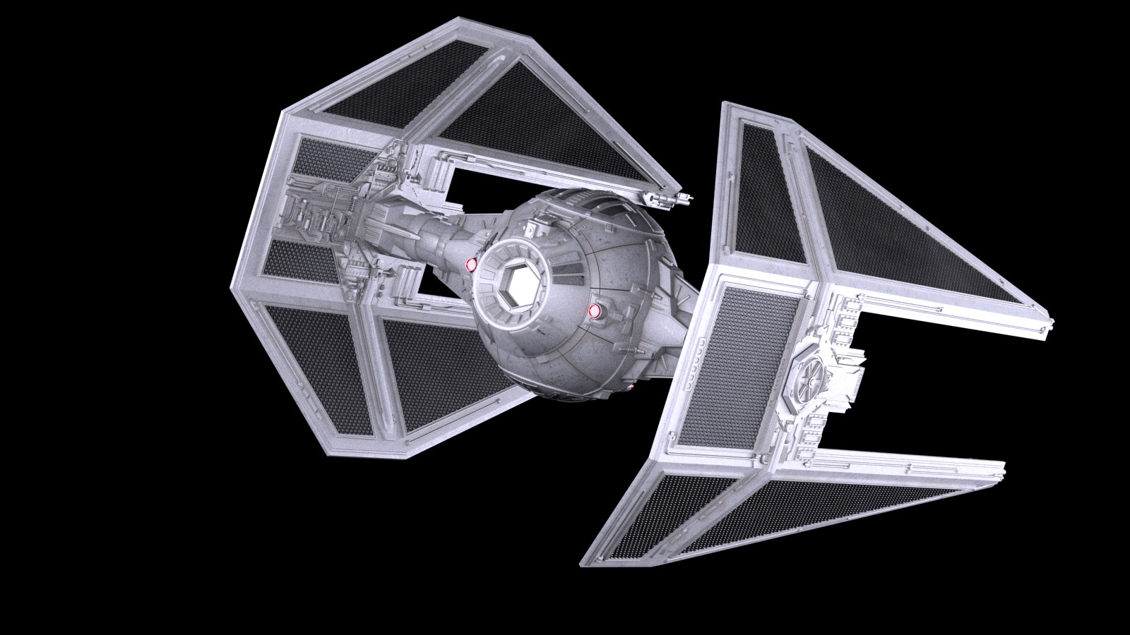 3D модель Звездные войны TIE Interceptor - TurboSquid 1022987