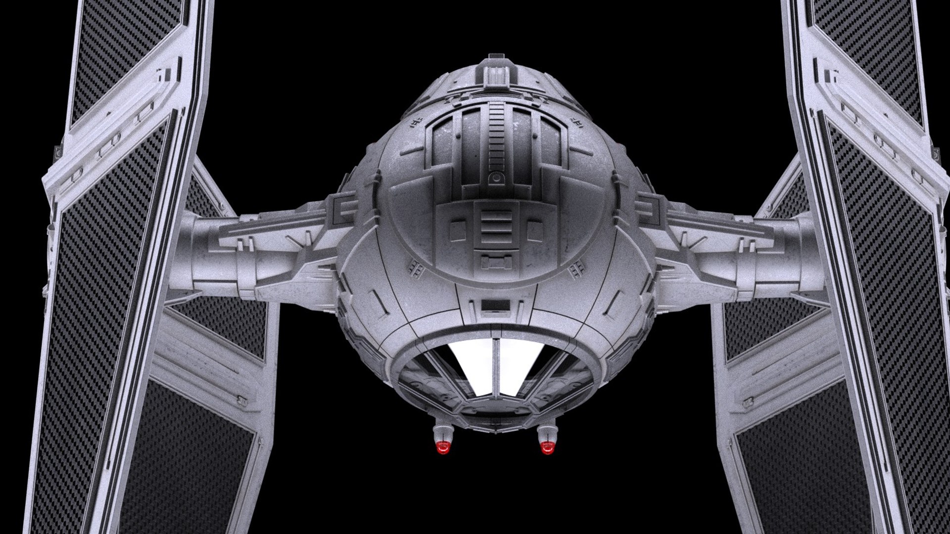 Tie Interceptor 3d C4d