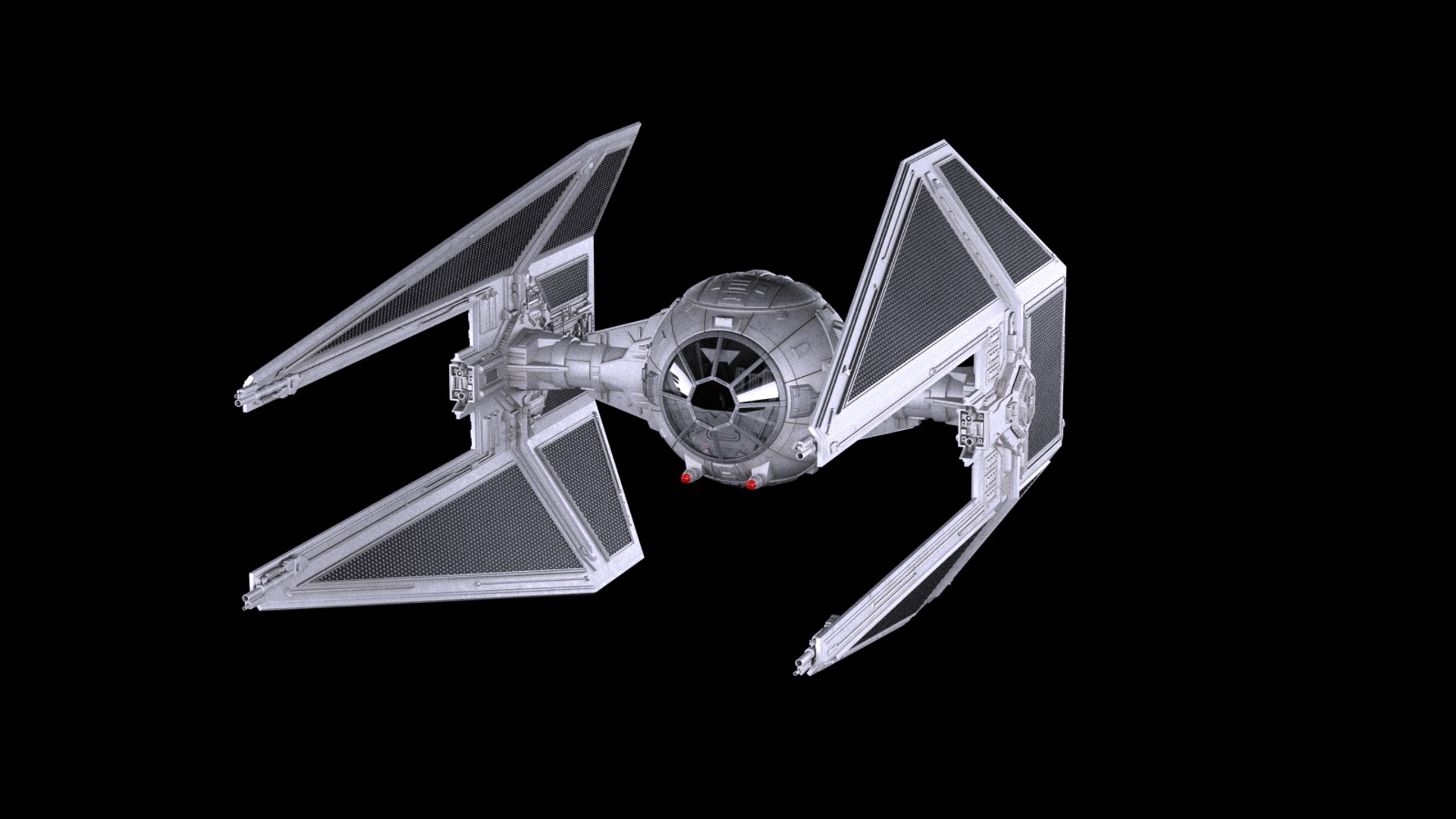 Tie Interceptor 3d C4d