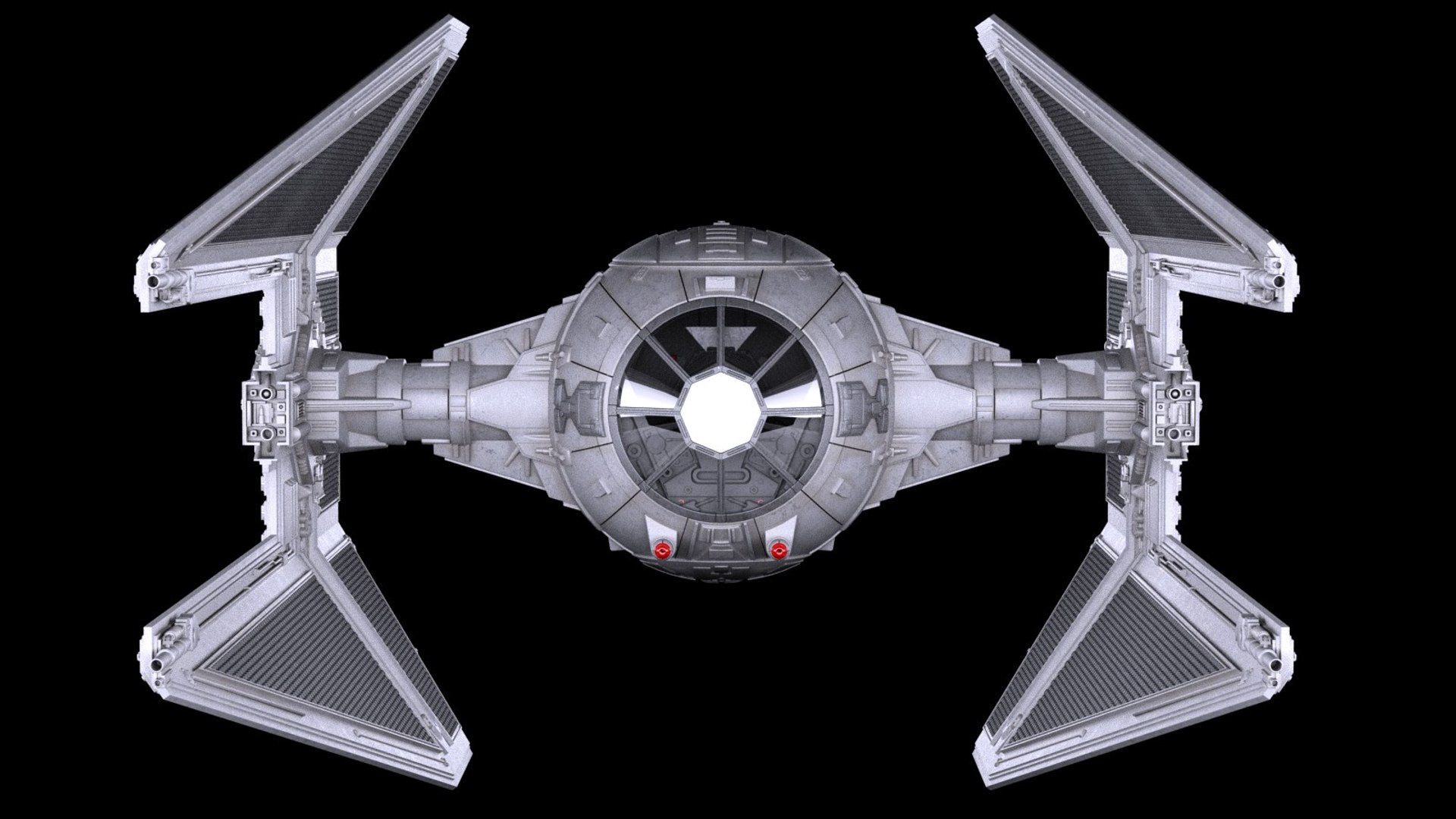 Tie Interceptor 3d C4d