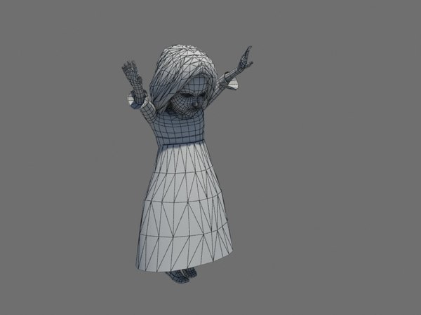steampunk characters pack 3d model