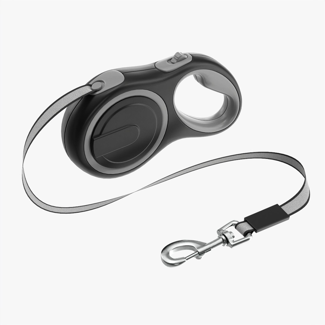 Automatic Extending Dog Leash Rope Model - TurboSquid 1877043