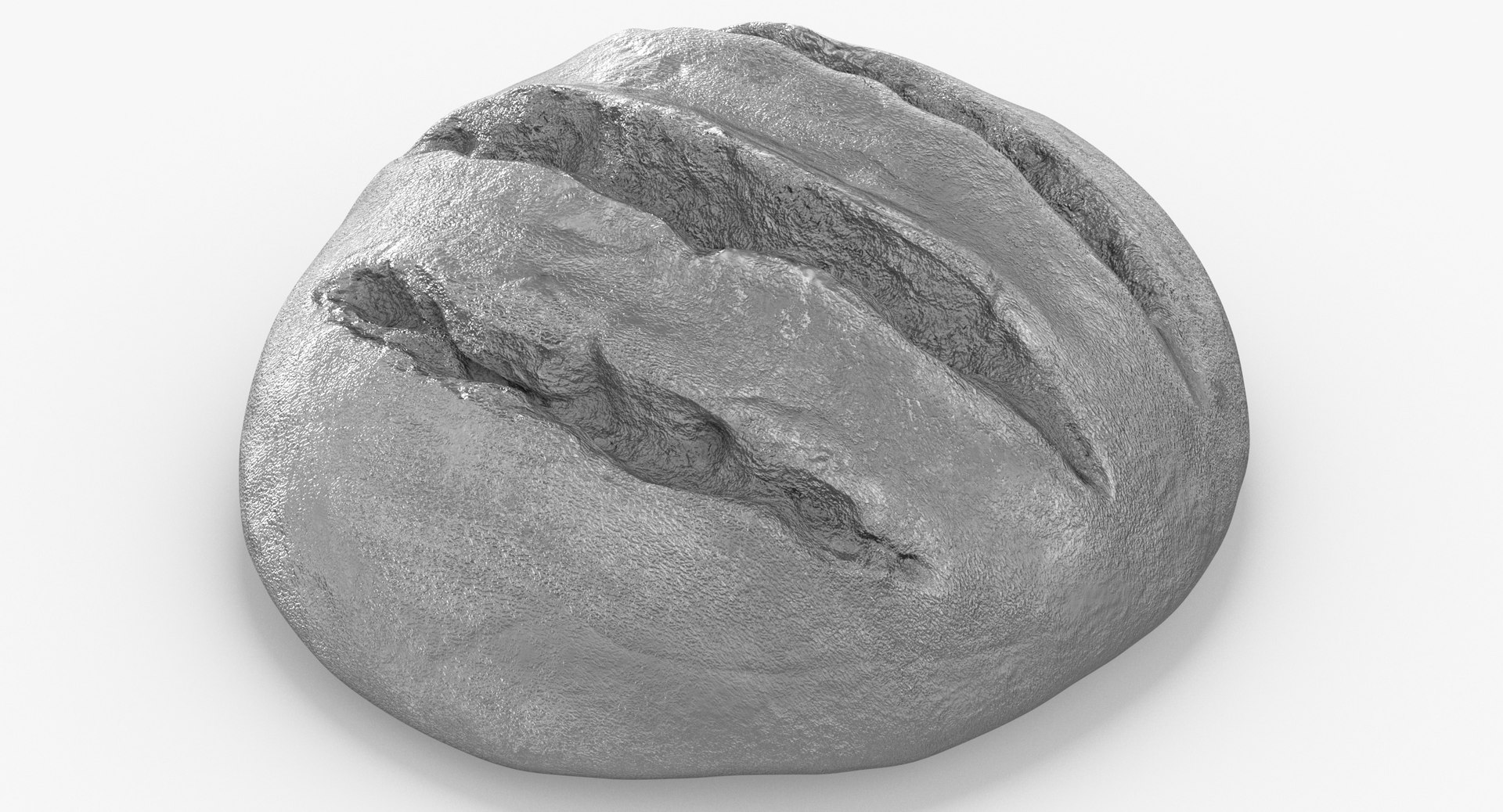 3D Model Bread Loaves Silver And Gold Collection 01 - 2 Models ...