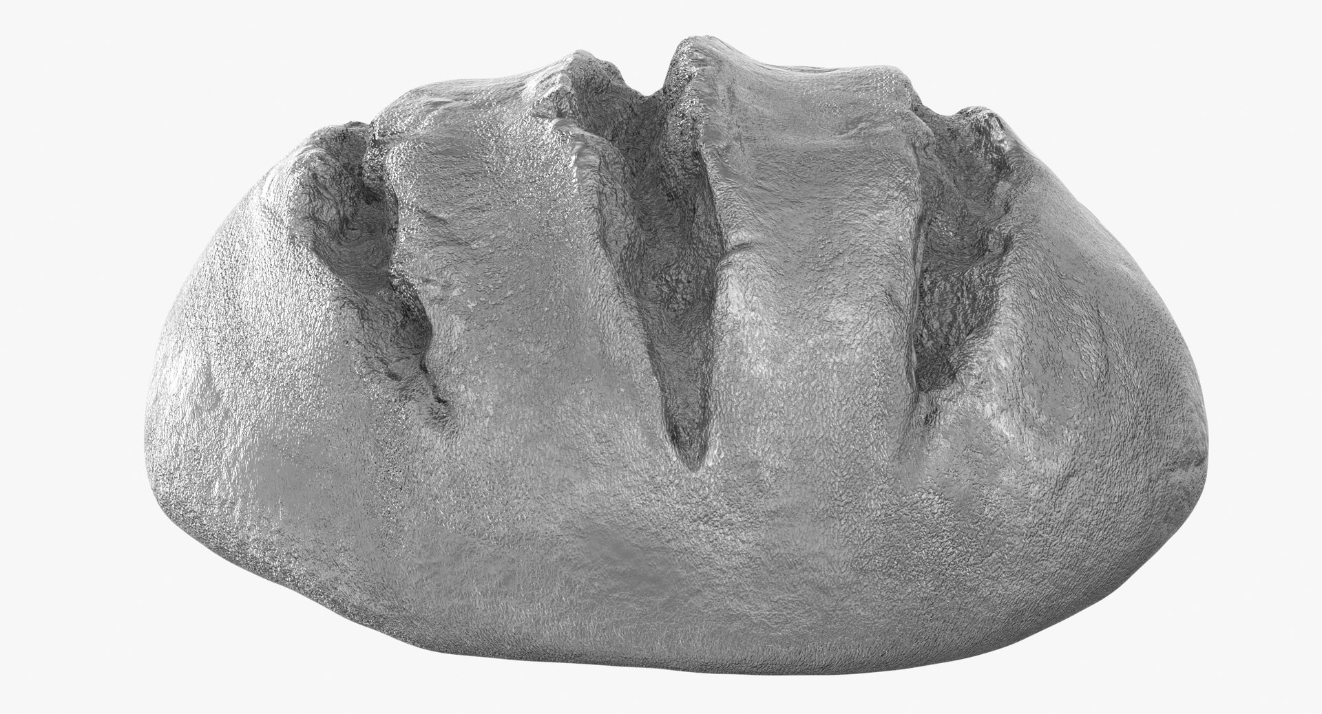 3D Model Bread Loaves Silver And Gold Collection 01 - 2 Models ...