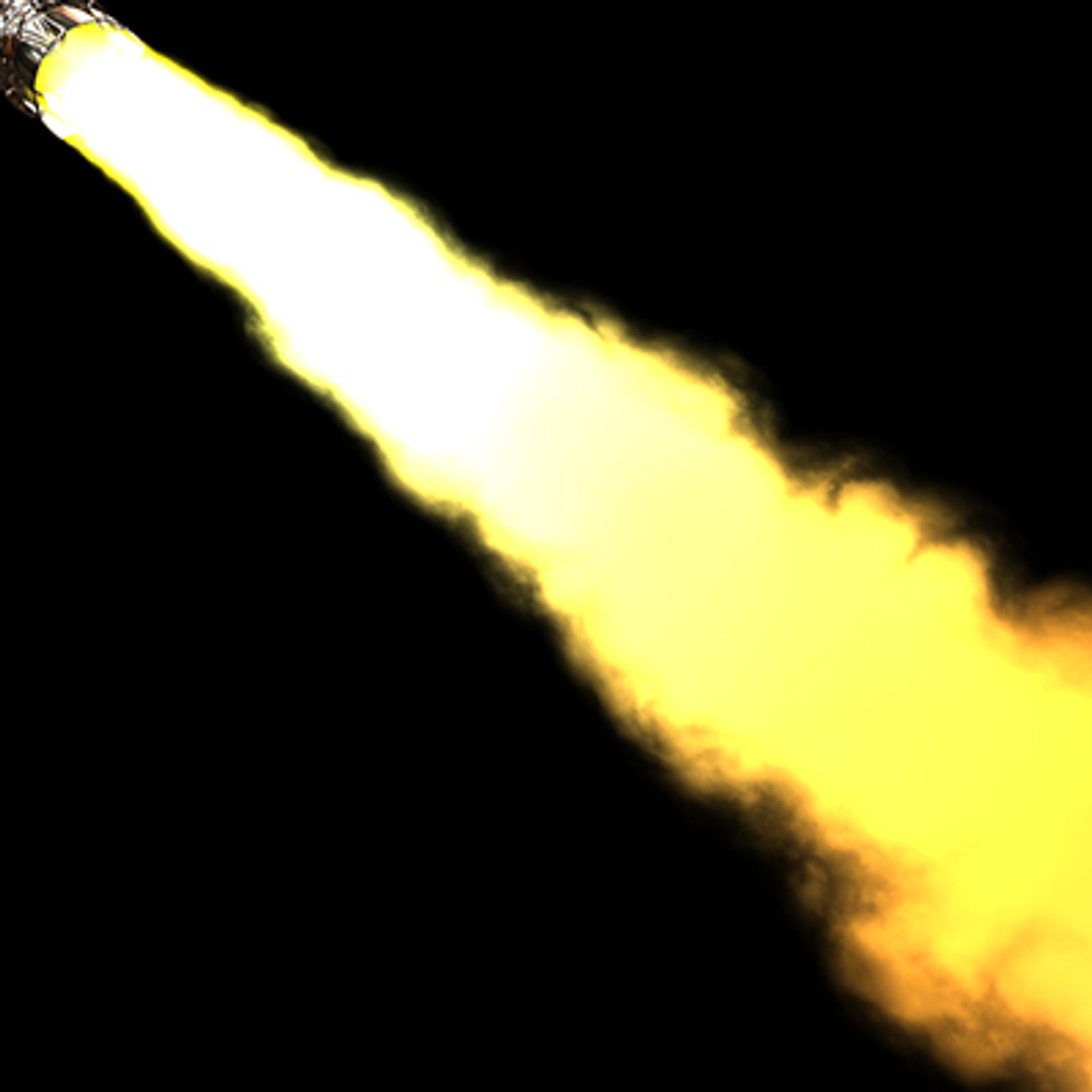 3d Rocket Exhaust Trail