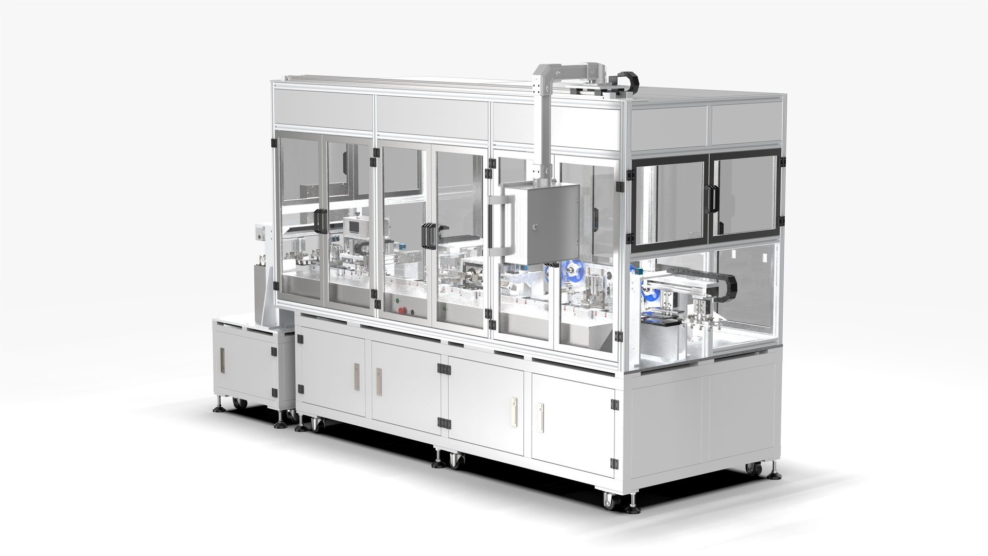 3D Model Automatic Soft Pack Battery Welding Line - TurboSquid 2153854