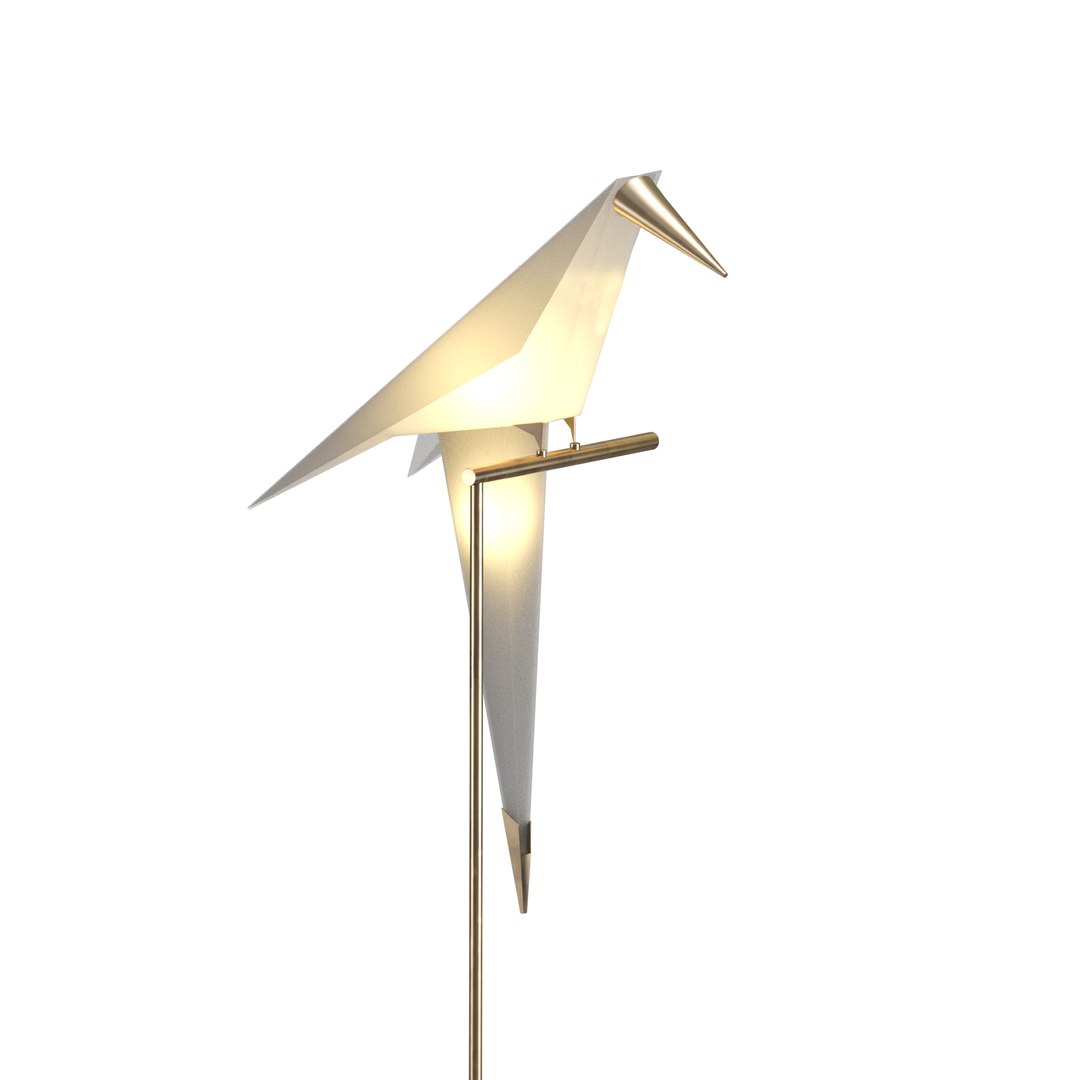 3D Origami Bird Lamp Model - TurboSquid 2017095