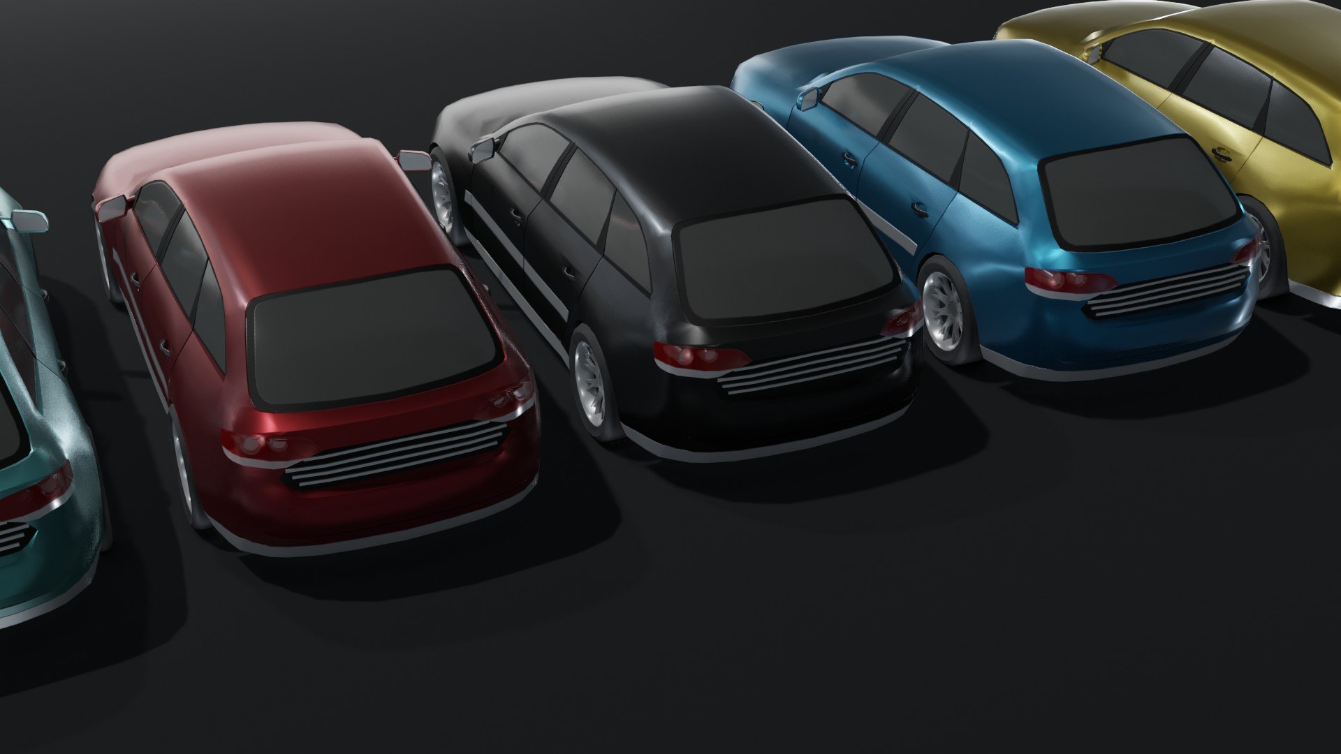 Station wagon car generic 3D - TurboSquid 1572421