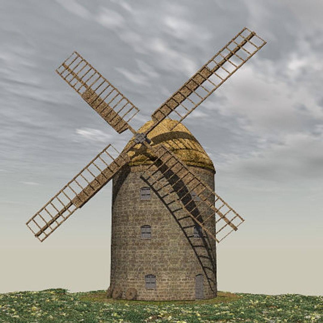 Little Windmill 3d Model