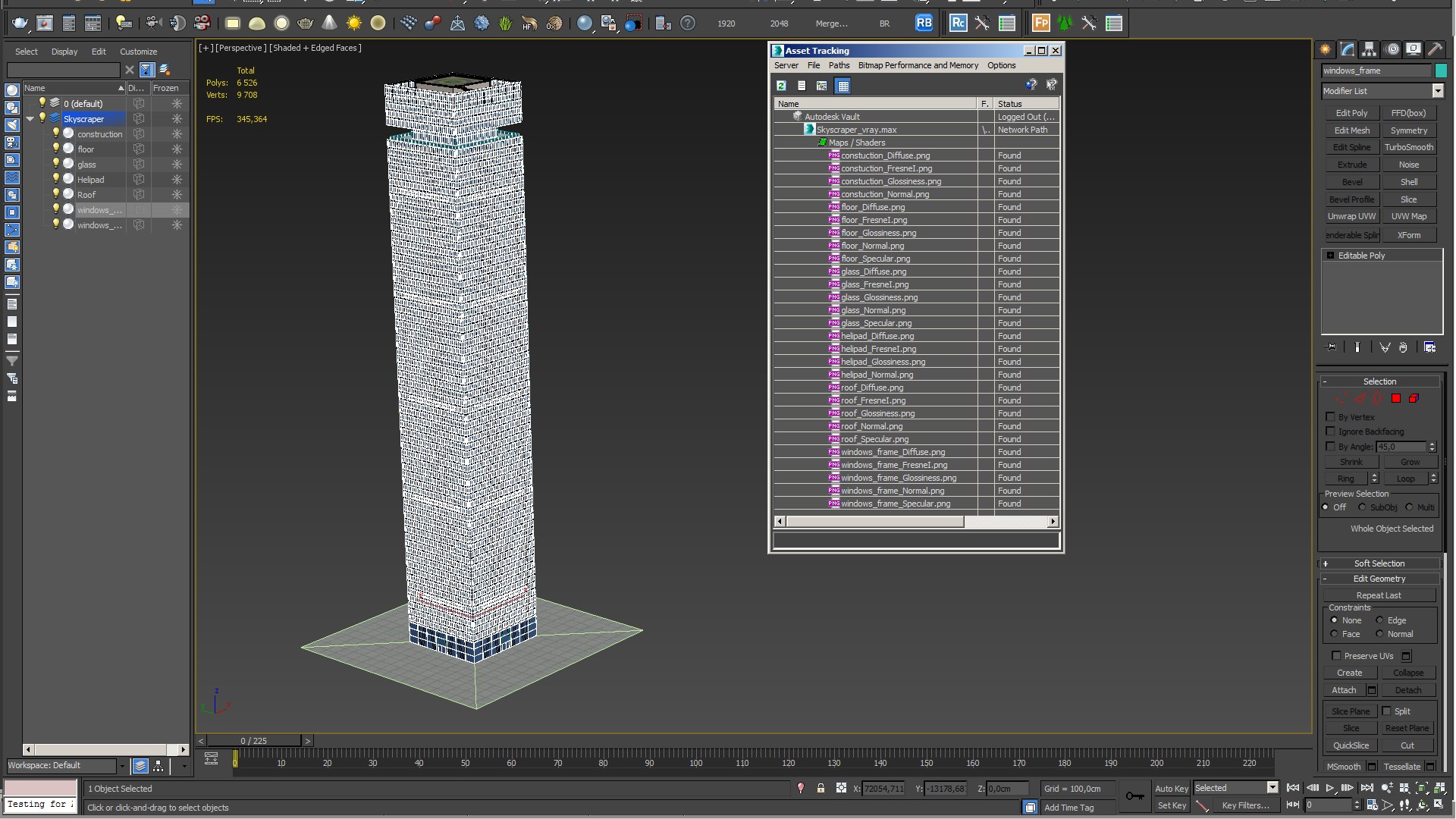 3D model skyscraper modern urban - TurboSquid 1474155