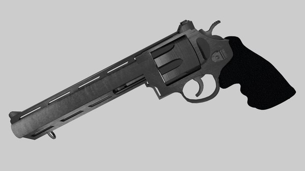 revolver 3d model