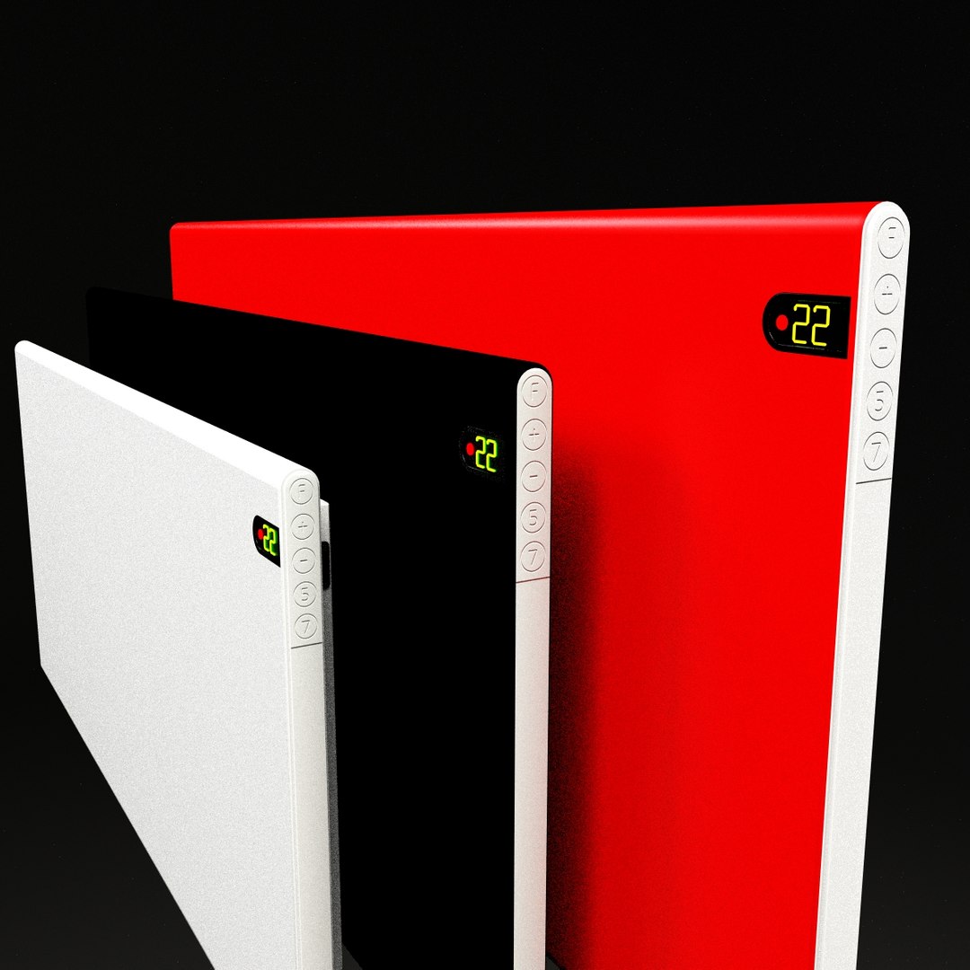 3d model modern radiator