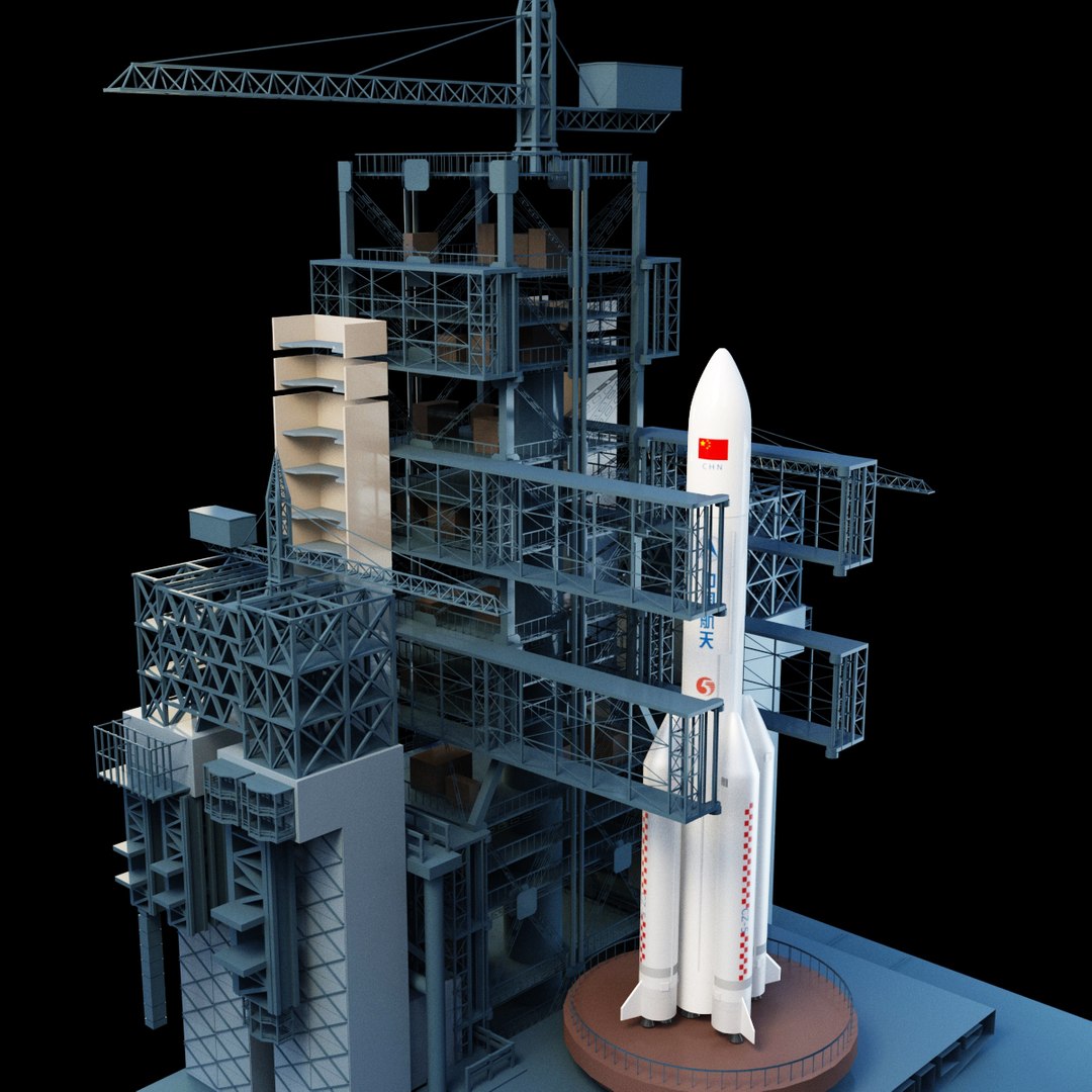 3D rocket tower - TurboSquid 1395719