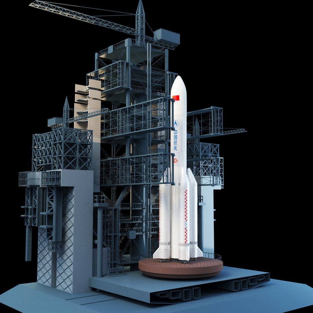 3D rocket tower - TurboSquid 1395719