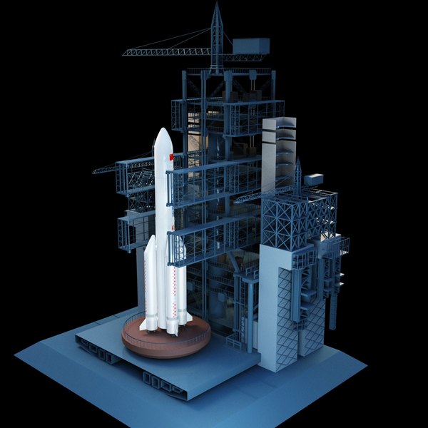 3D rocket tower - TurboSquid 1395719
