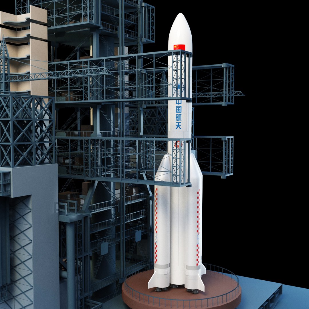 3D rocket tower - TurboSquid 1395719